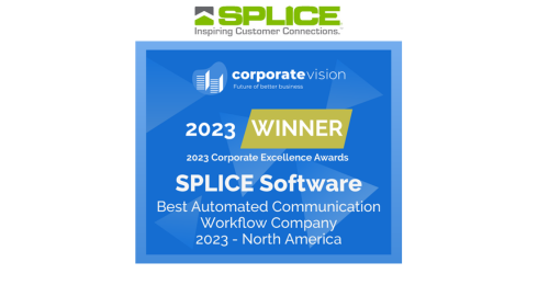 SPLICE Software wins Best Automated Communication Workflows Company in 2023